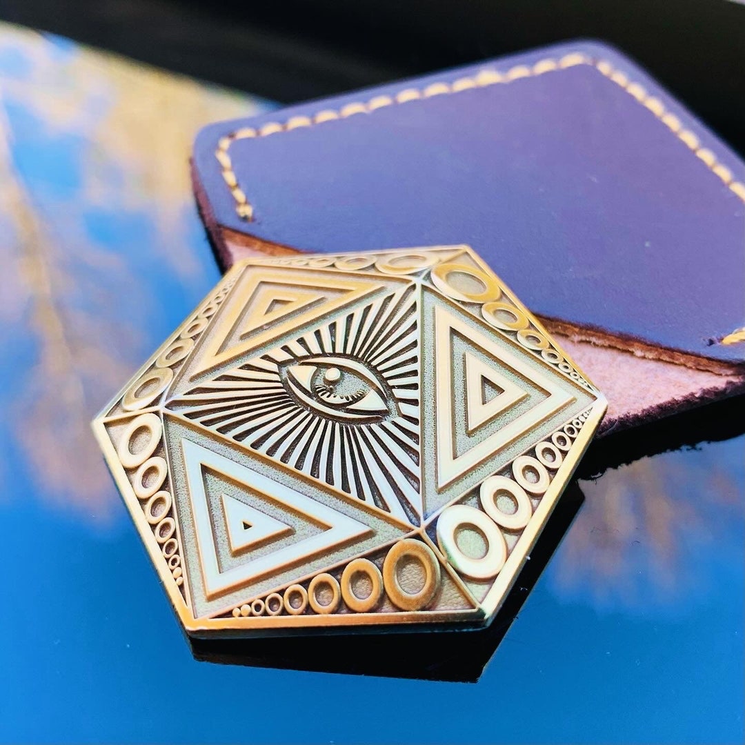 Hexagon Custom Challenge Coins, Gifts, Brass, , Anniversary Gift ...