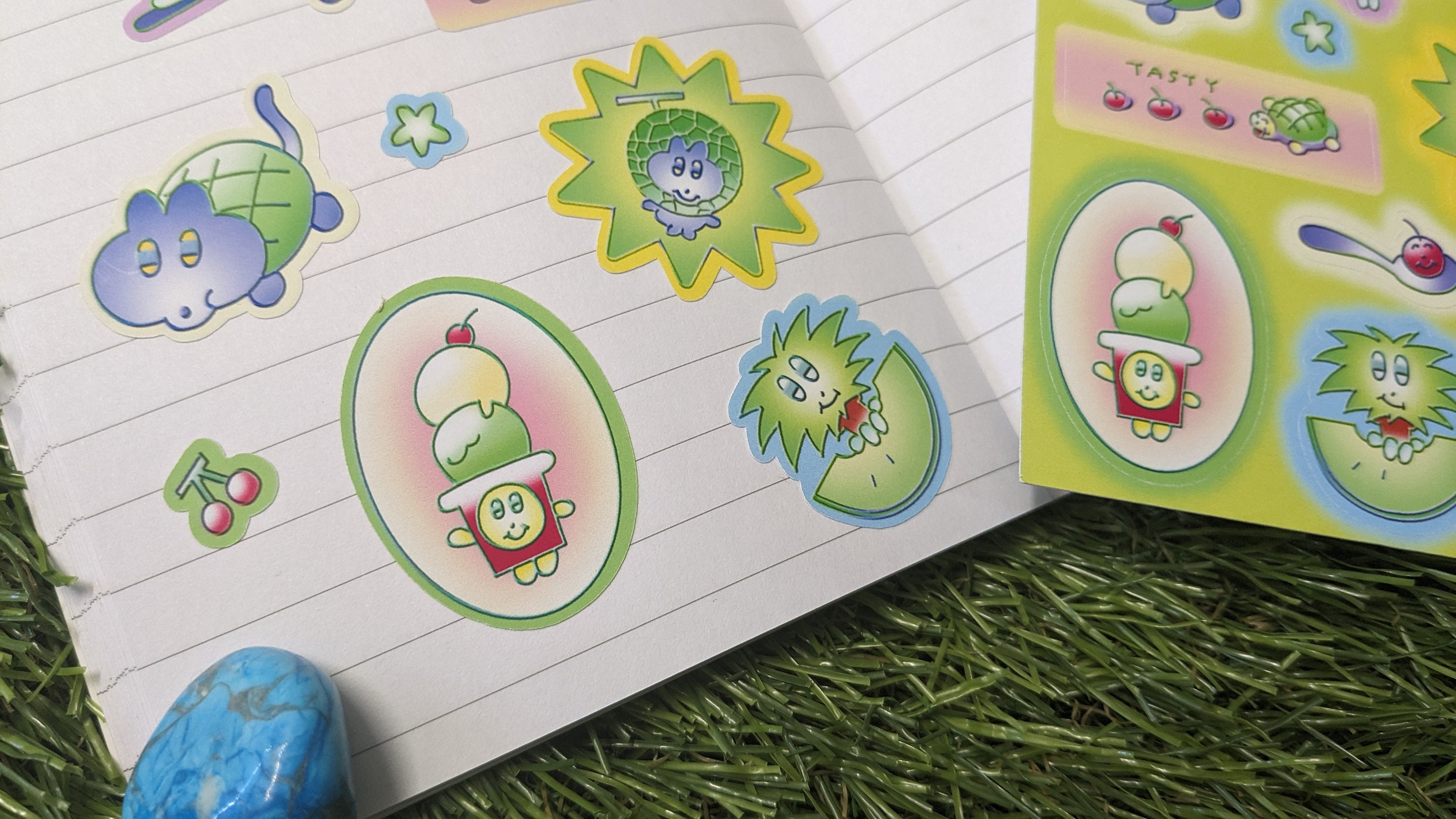 Melon Soda Sticker Sheets // Cute, Kawaii, Kitsch, Unique, Kidcore ...