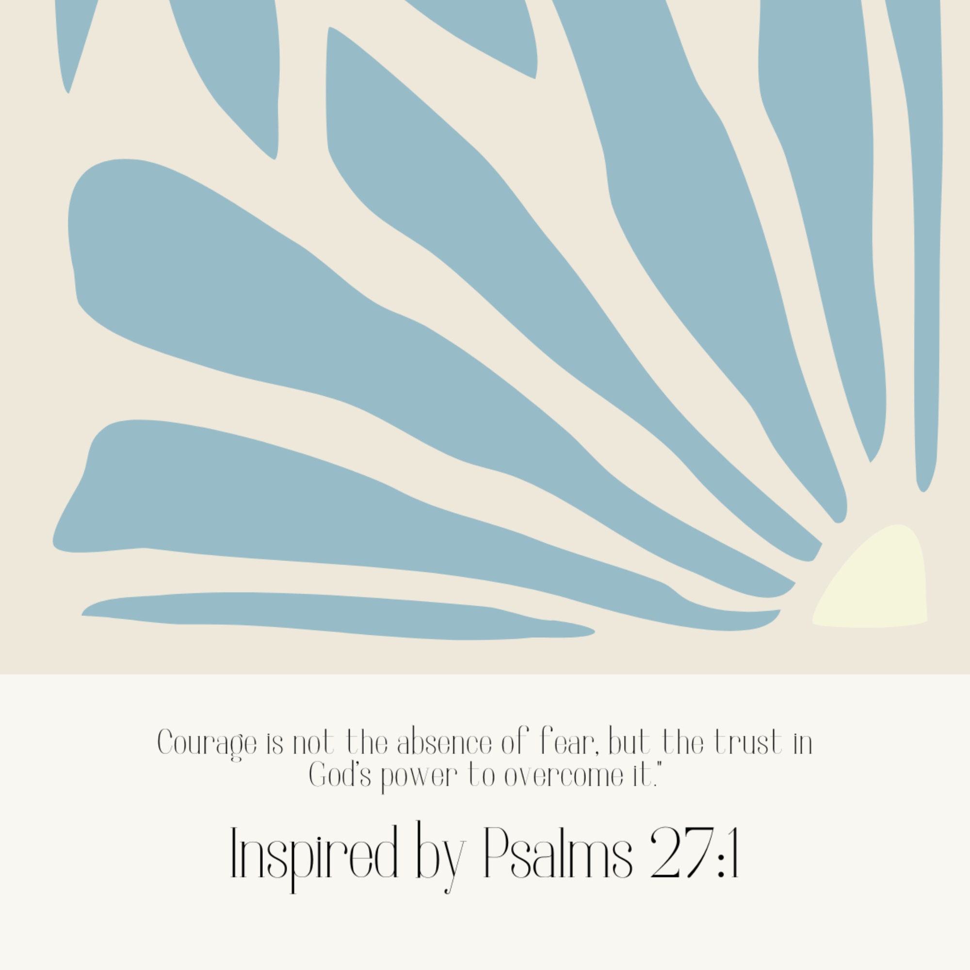 Blue Floral Bible Quote Poster Set Printable Verse Prints Faith Wall ...