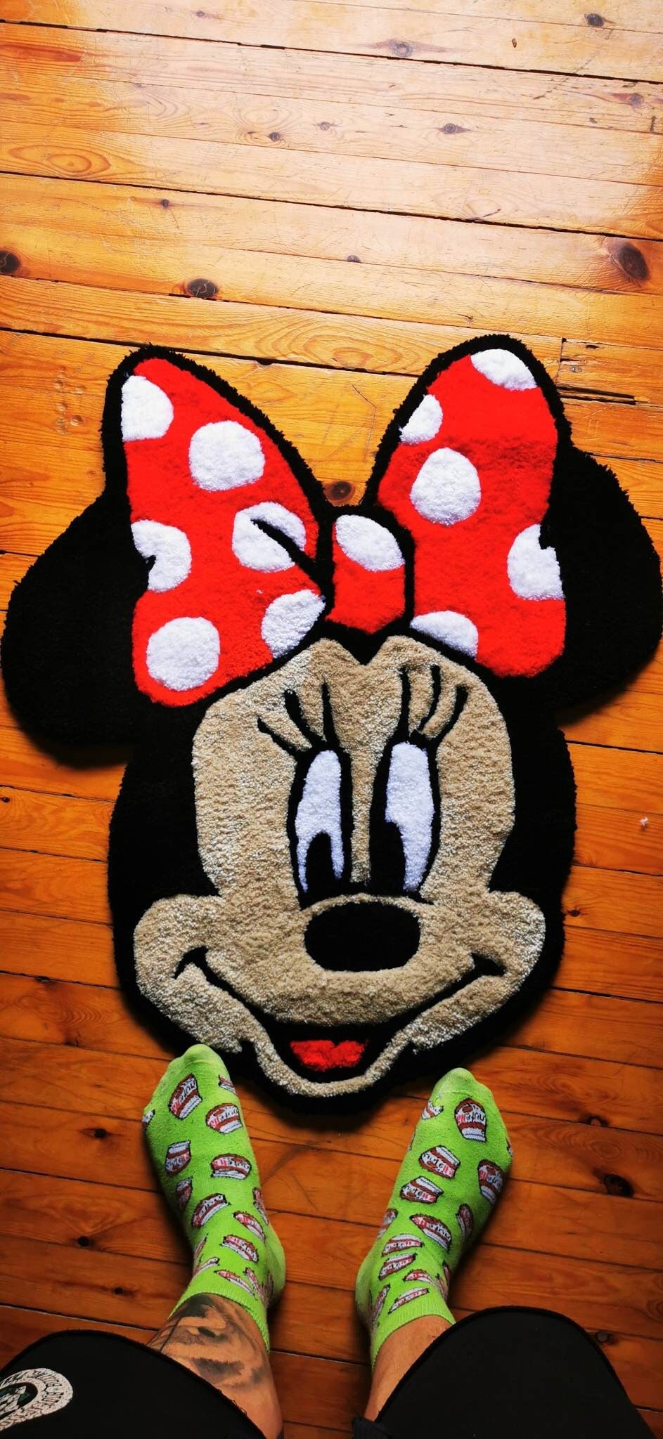 Minnie Mouse Tufting Rugs Custom Made - Etsy