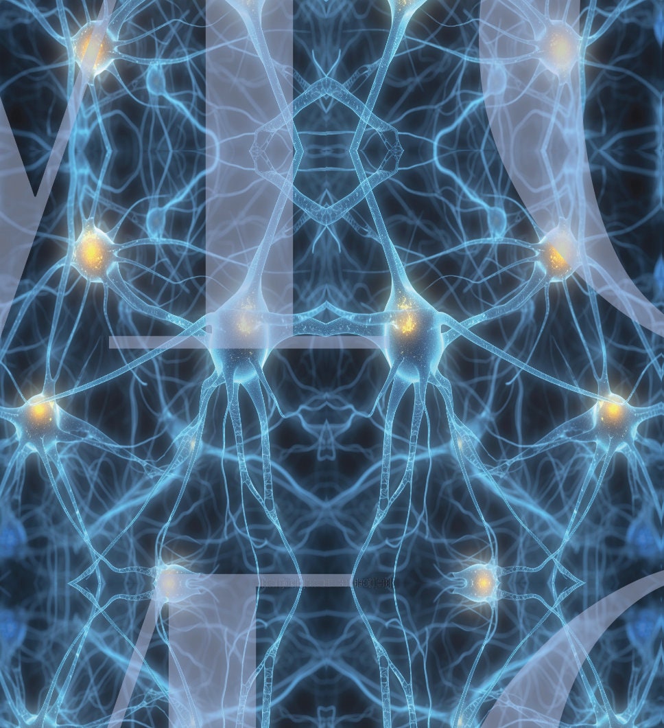 Science Digital Paper, Brain Seamless Pattern, Science Prints, Science ...