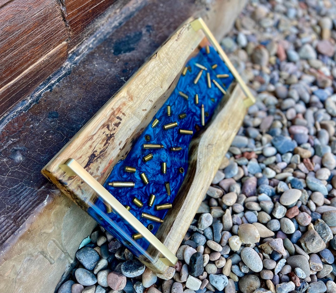 Epoxy River Serving Tray - Etsy