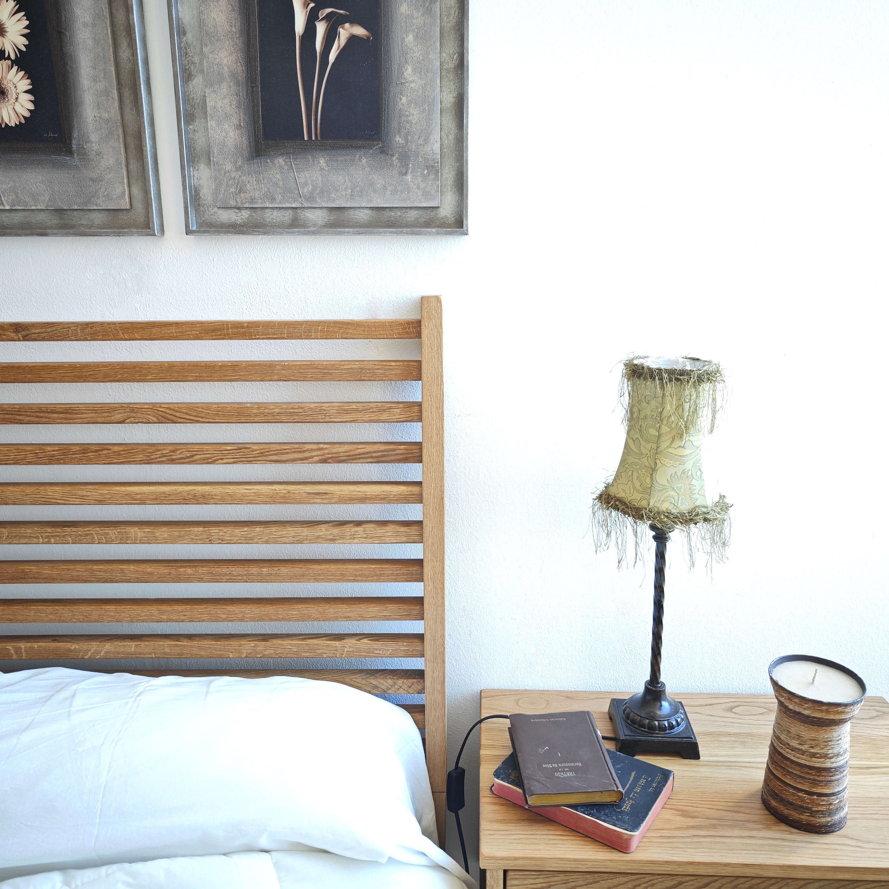 Oak Headboard Ref. 01031 Oak Bed Ref. 01031 - Etsy UK