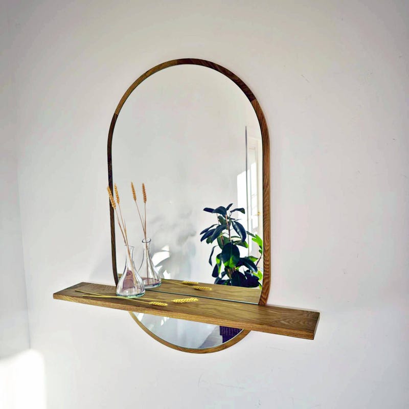 Mirror With Shelf - Etsy