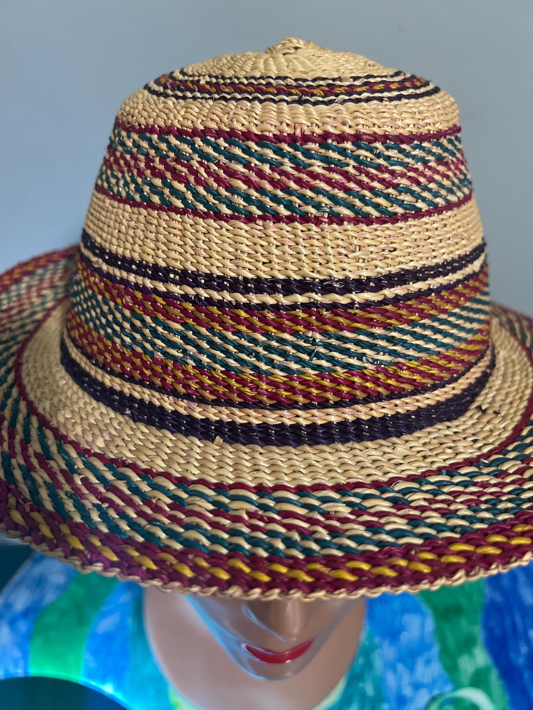 AUTHENTIC Dressy, Bolga Fedora Straw Hat, Fashion Hat, Plant Woven ...