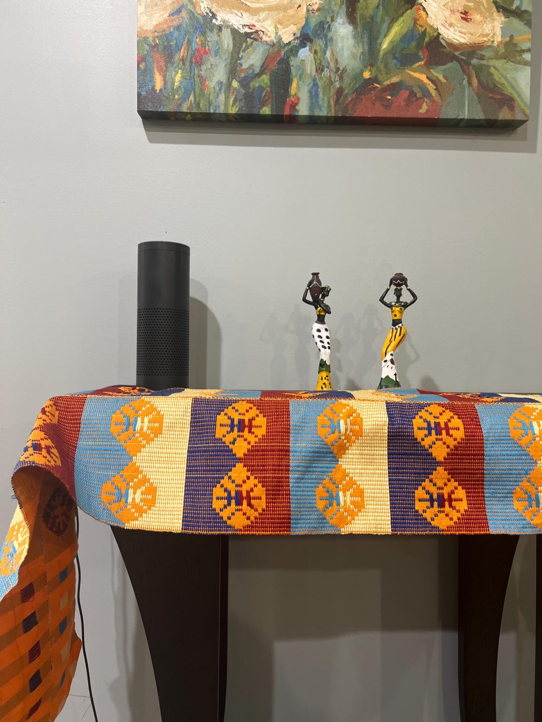 Handwoven Ghana Kente Cloth: Authentic Cultural Table Runner, Scarf ...