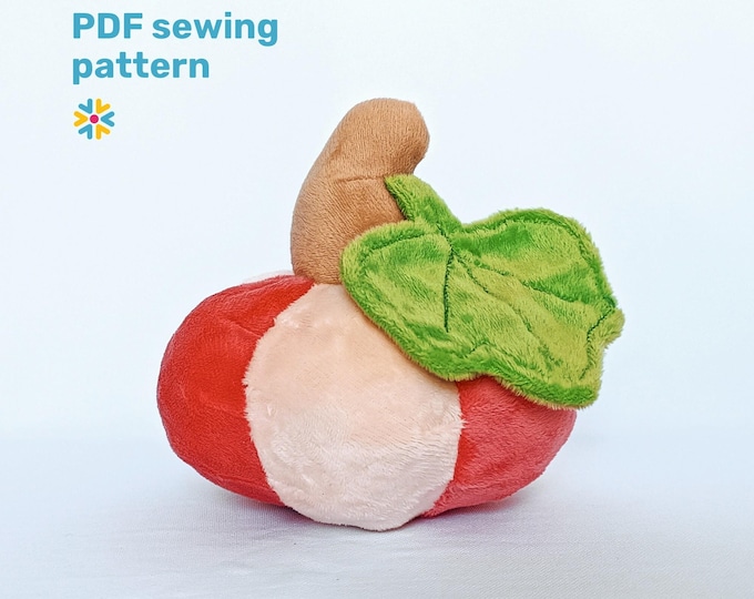 Stuffed Apple Sewing Pattern: Beginner Plush Toy (PDF Pattern) - Etsy
