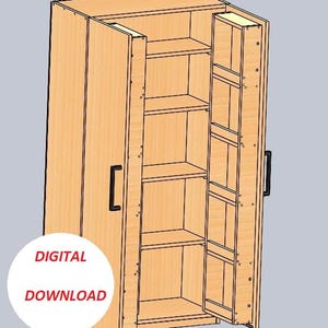 Pantry Cabinet Etsy