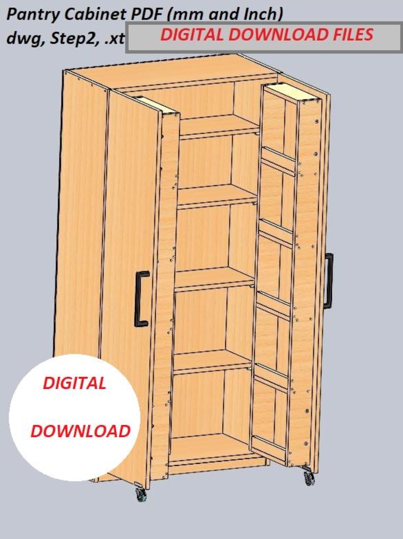 Pantry Cabinet,kitchen Cupboard - Etsy