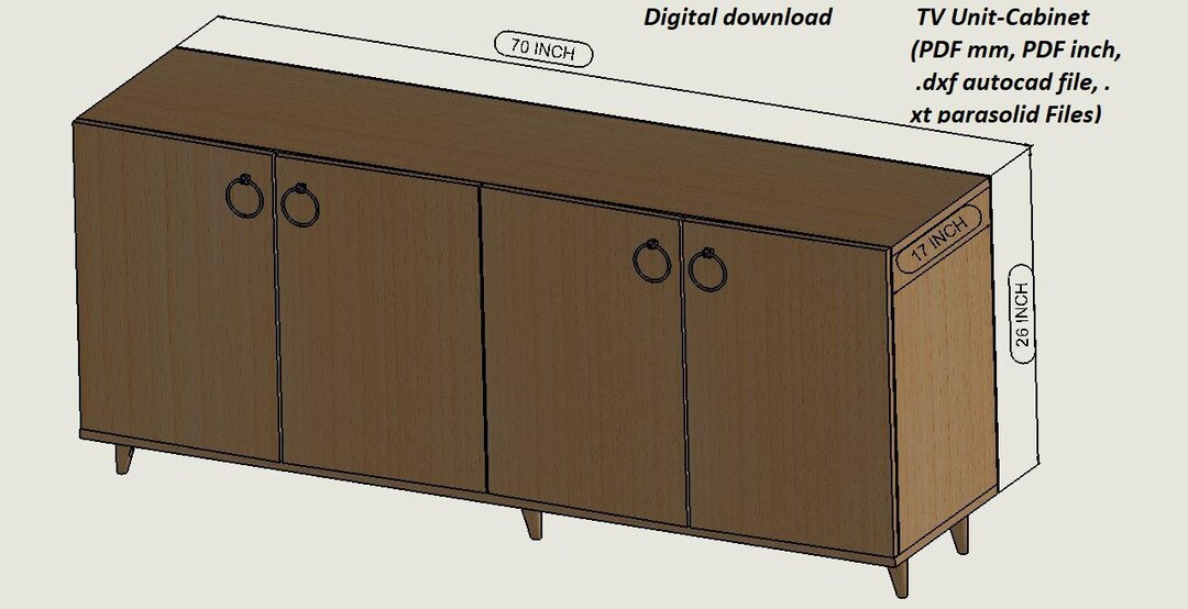 TV Unit & Console - Etsy