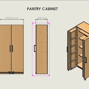 Pantry Cabinet,kitchen Cupboard - Etsy