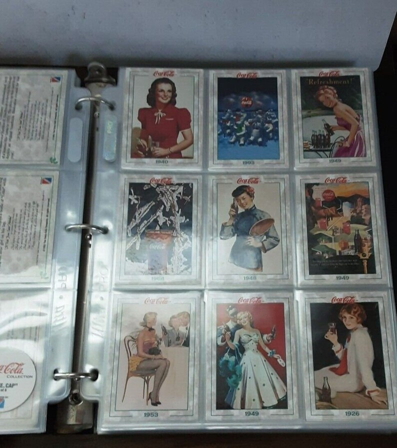 Coca Cola Collector Cards and Pogs (there Maybe Doubles or Triples of ...