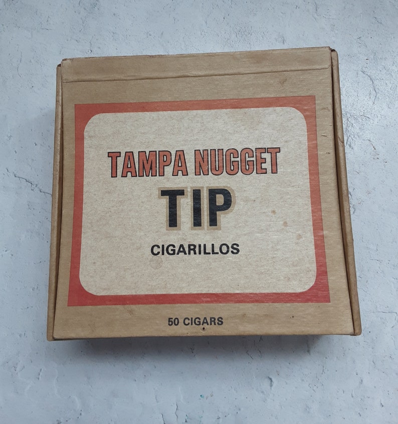 Vintage Tampa Nugget Cigarillos Box - Etsy