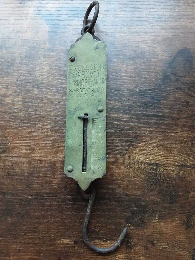 Vintage Excelsior Improved Spring Balance Scales - Etsy