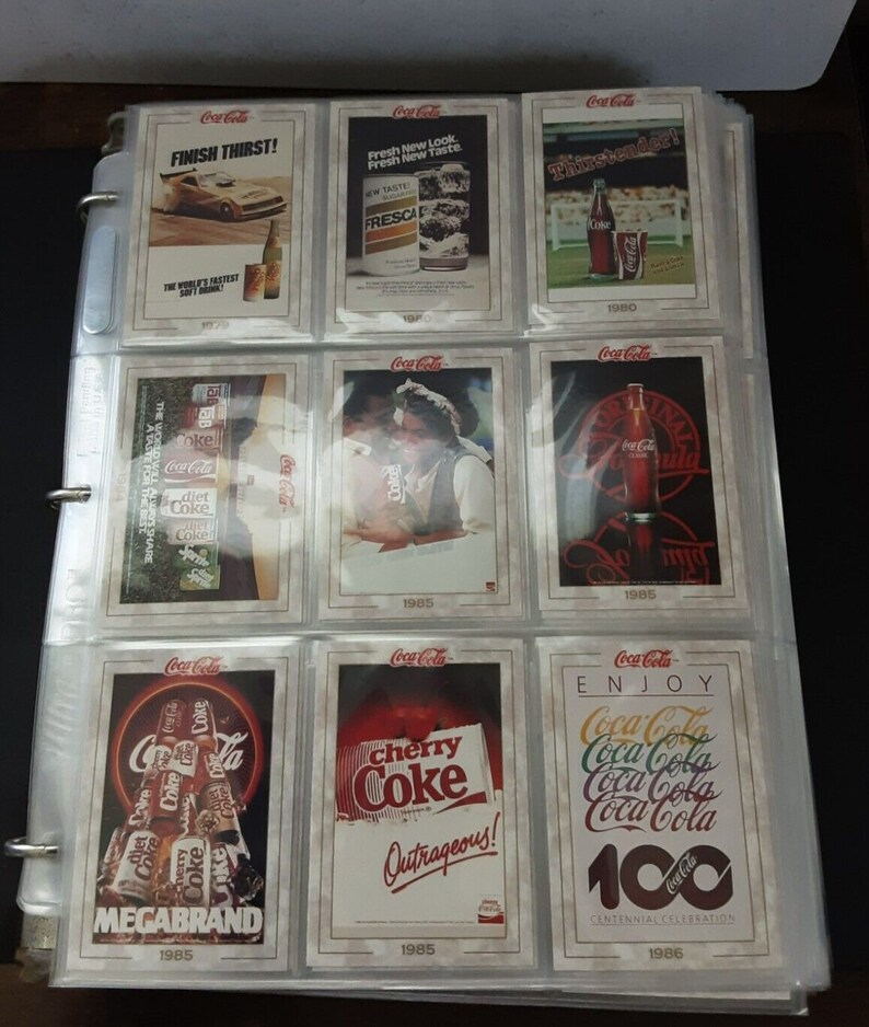 Coca Cola Collector Cards and Pogs there Maybe Doubles or Triples of ...
