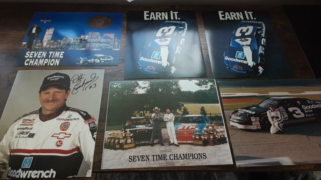Vintage Dale Earnhardt Pictures (6 Pictures Total) NASCAR - Etsy