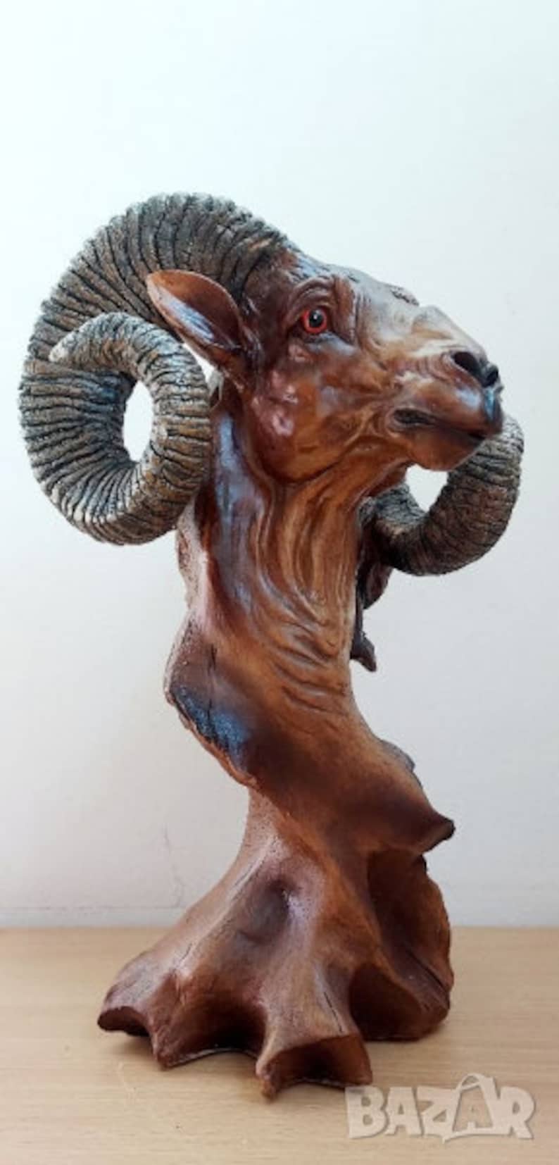 Ram Head Resin Aries Statue | the Ram Bust | Home Decoration Home ...