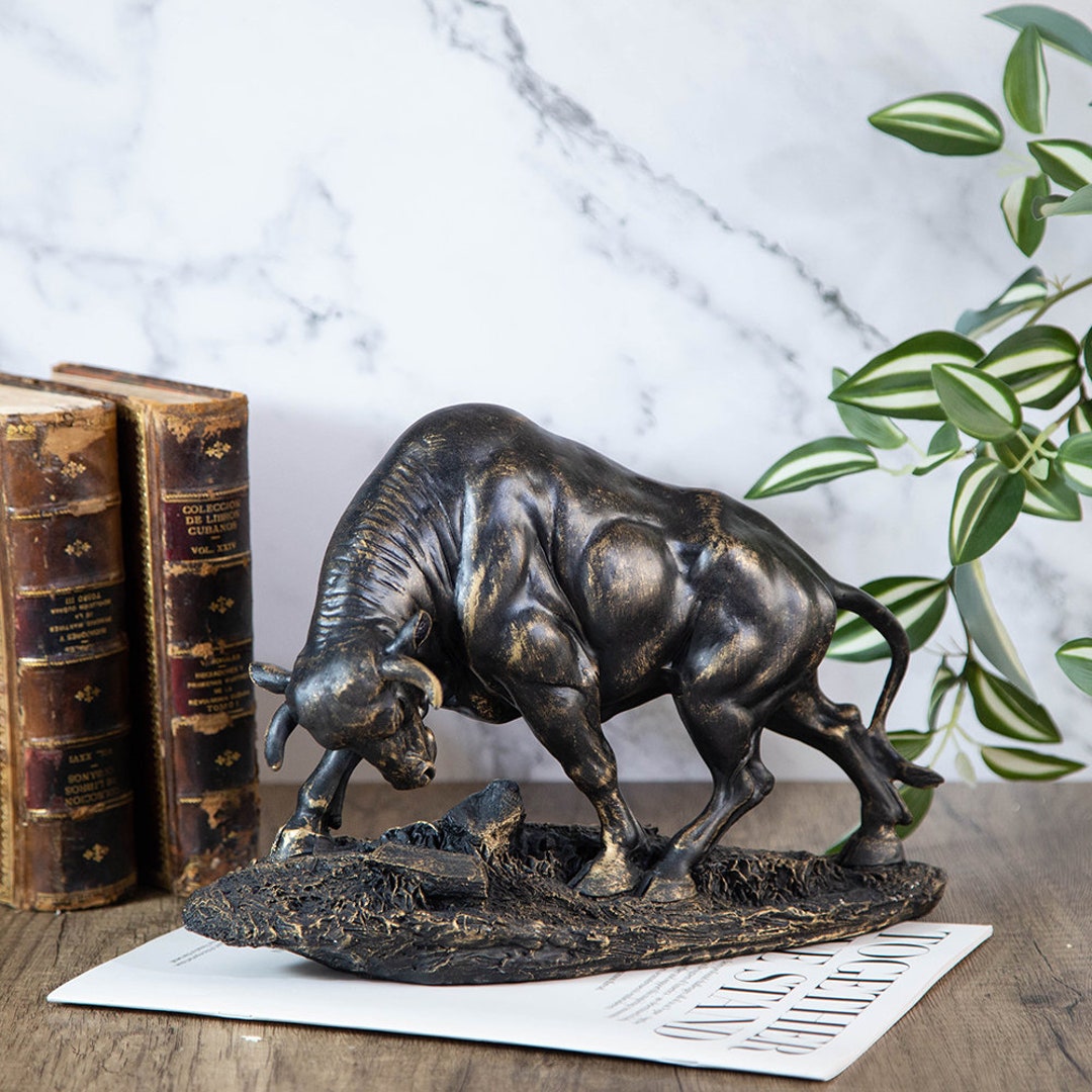 Bull Resin Statue | Decoration Home Design Modern Art Sculpture Deco ...