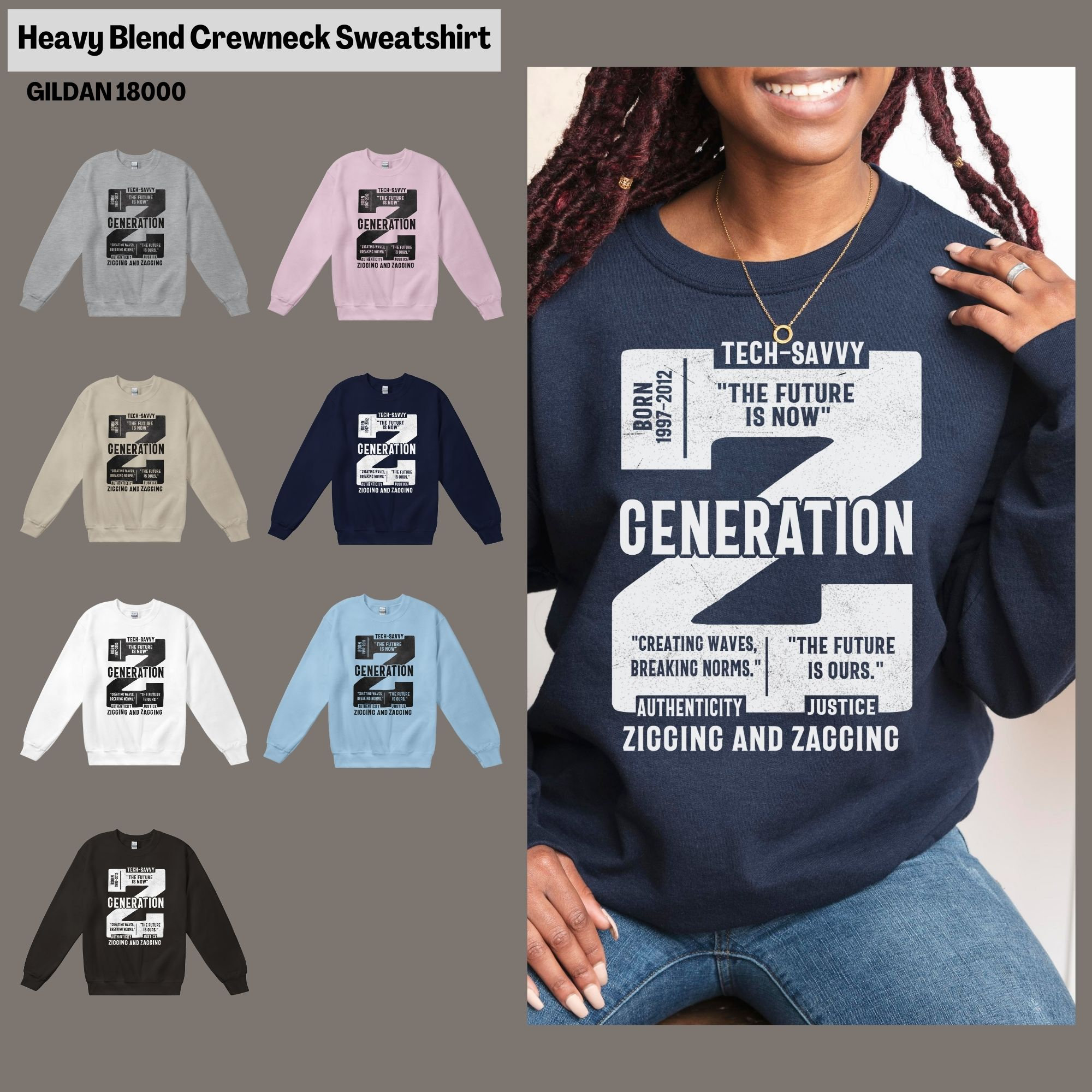Gen Z Clothing Symbol Z Generation Print Future is Now Tech - Etsy ...