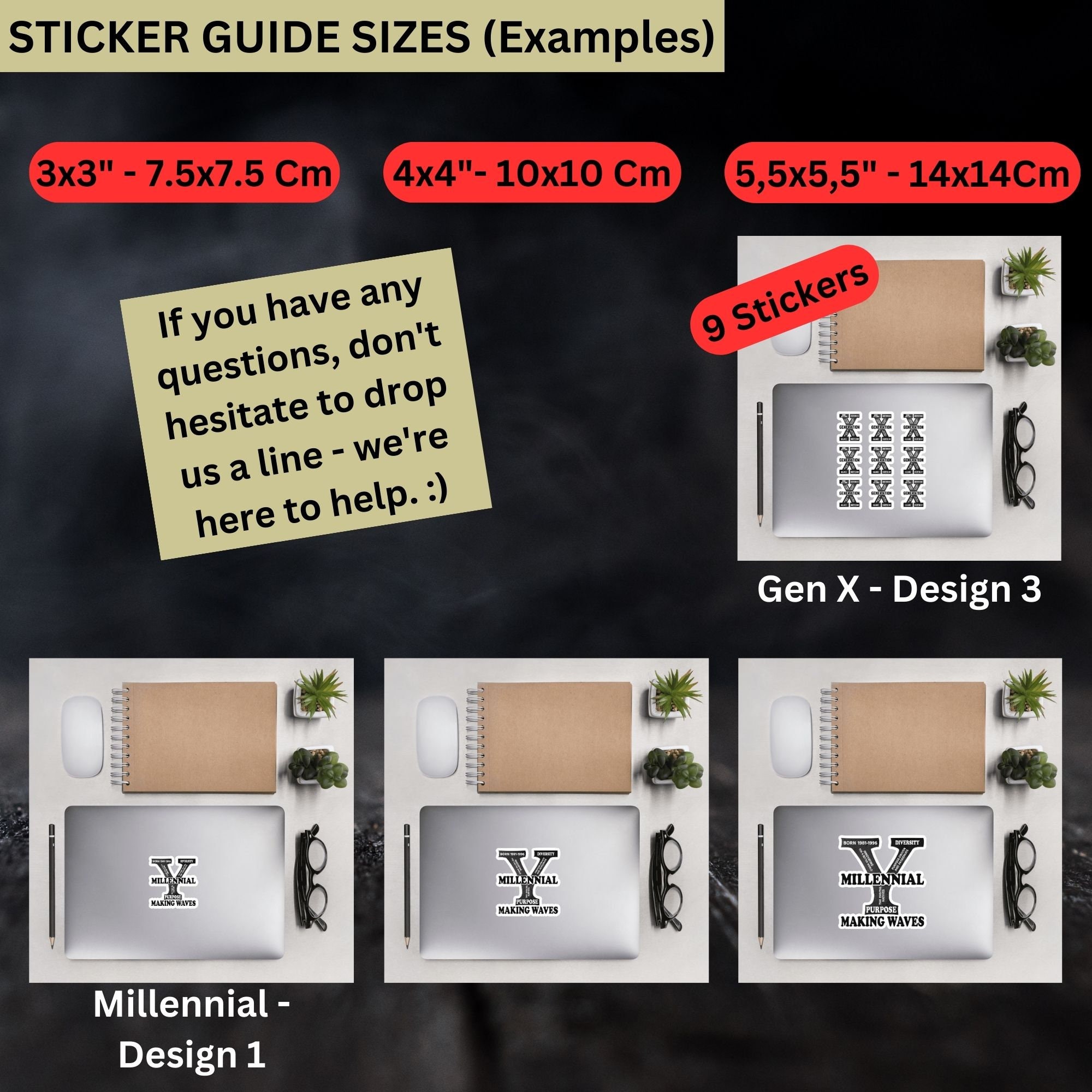 Generation Stickers, Choose Your Generation: Gen X, Gen Y Aka ...