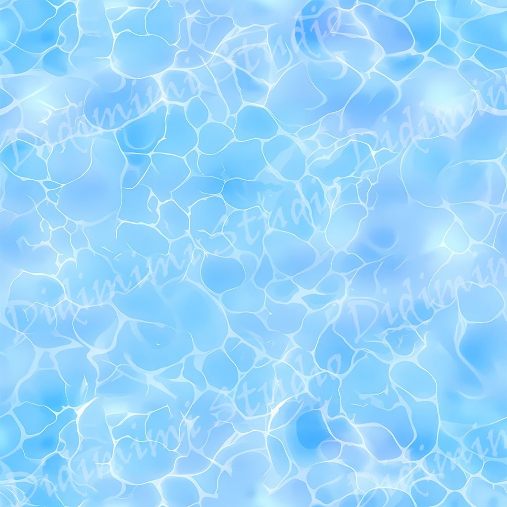 Cartoon Water - Digital Paper - 10 High Quality Seamless Textures ...