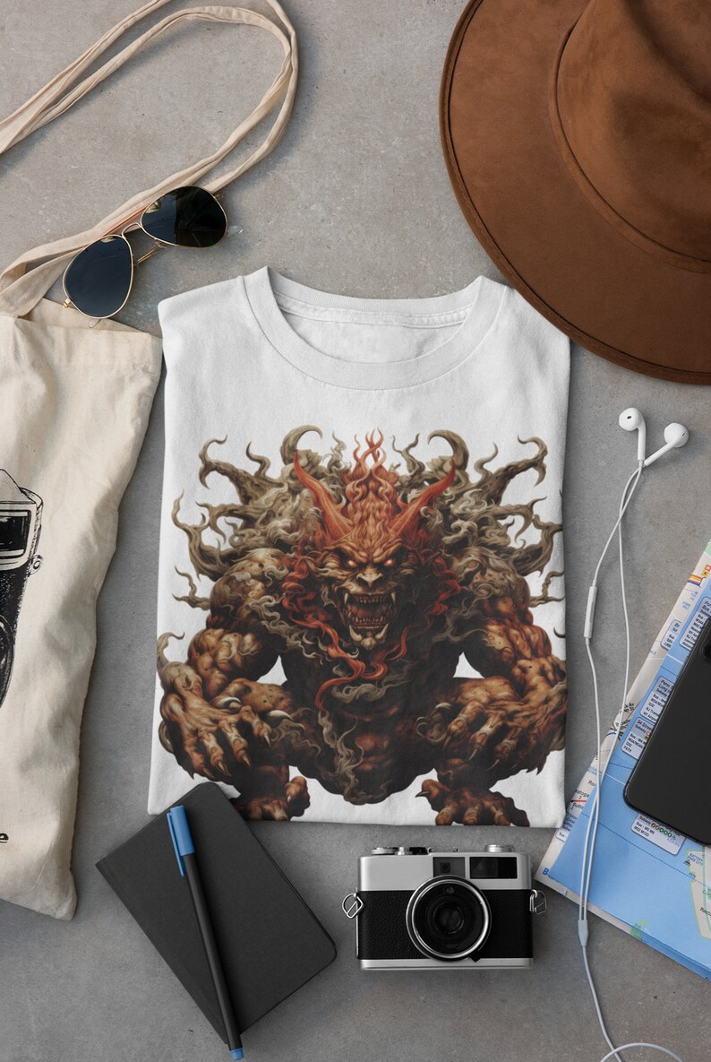 Japanese Demon Design PNG High-quality Image for Instant - Etsy