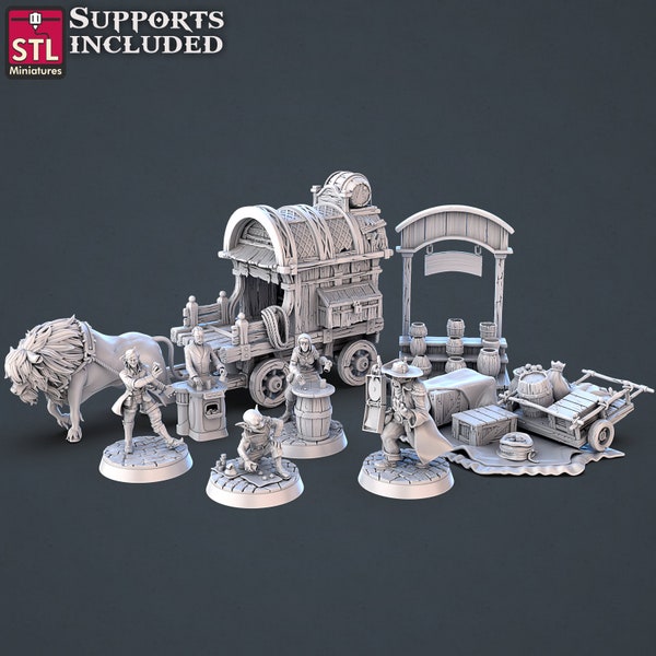 Fantasy Miniatures Stl Files - Etsy
