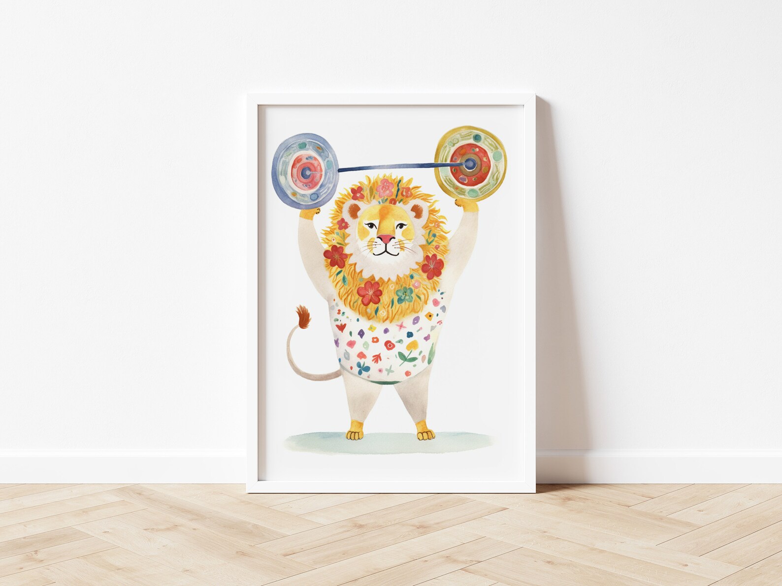 Set of 3 Nursery Prints, Circus Animals, Bear, Lion, Circus, Kids Room ...