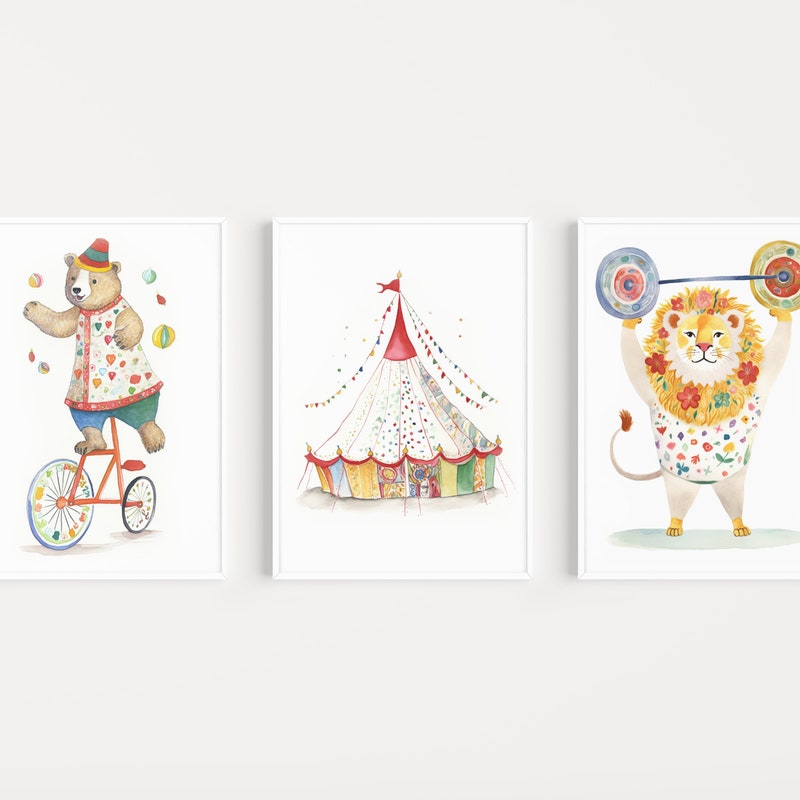 Circus Prints - Etsy UK