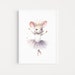 Dancing Mice, Ballerina, Ballet Dancer, Set of 3 Prints, Nursery Wall ...