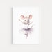 Dancing Mice, Ballerina, Ballet Dancer, Set of 3 Prints, Nursery Wall ...