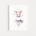 Dancing Mice, Ballerina, Ballet Dancer, Set of 3 Prints, Nursery Wall ...