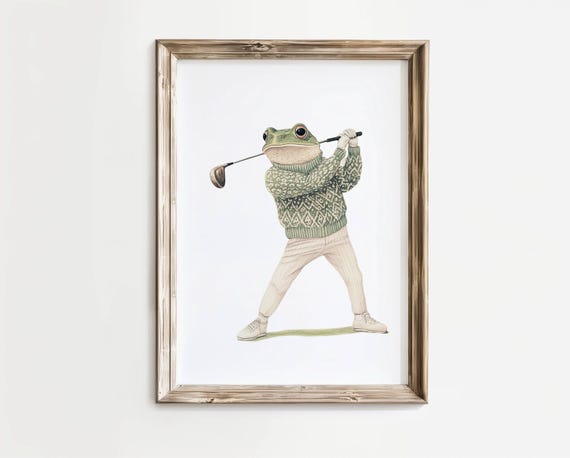 Whimsical Golf Art