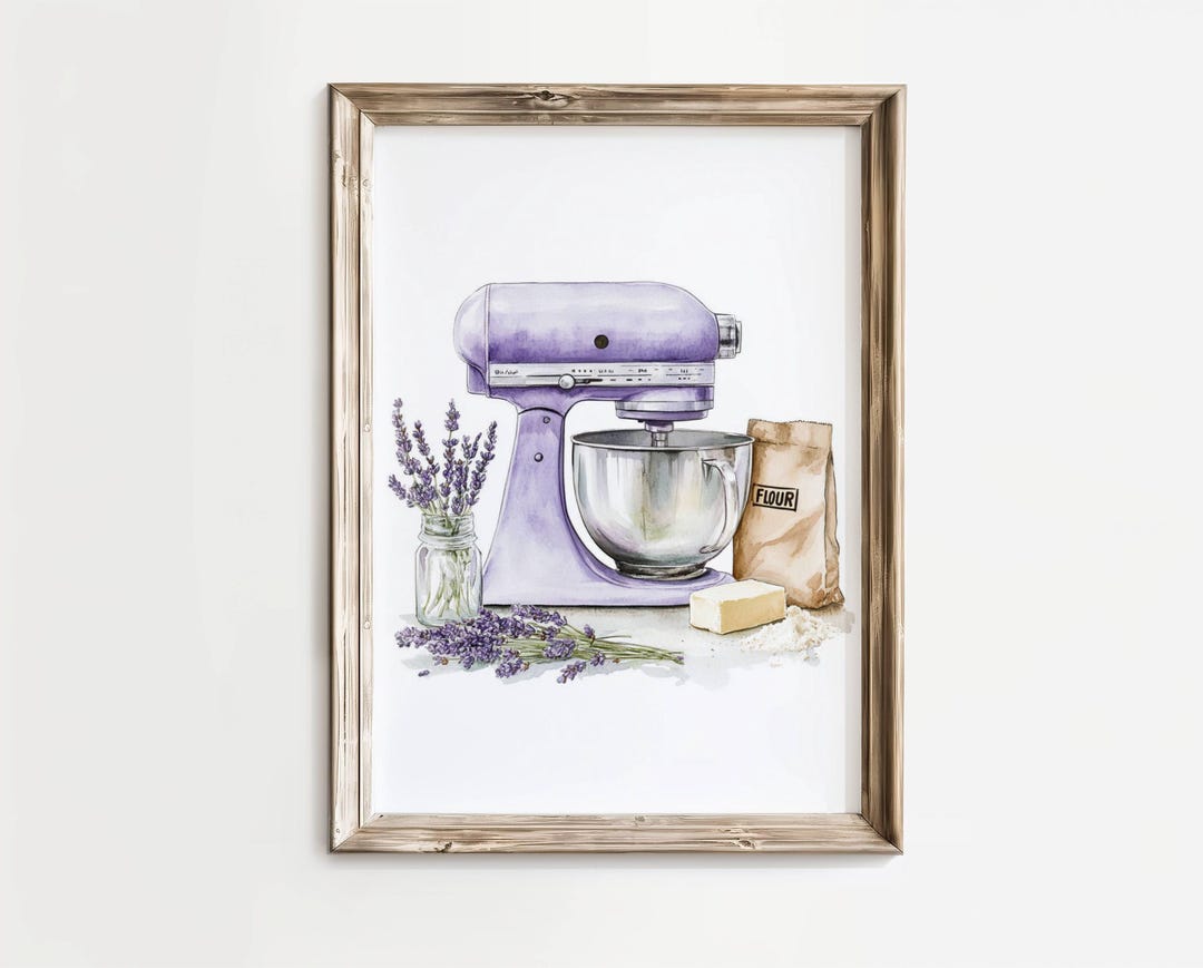 Baking Print, Baking Poster, Kitchen Wall Art, Bakery Decor, Baking ...