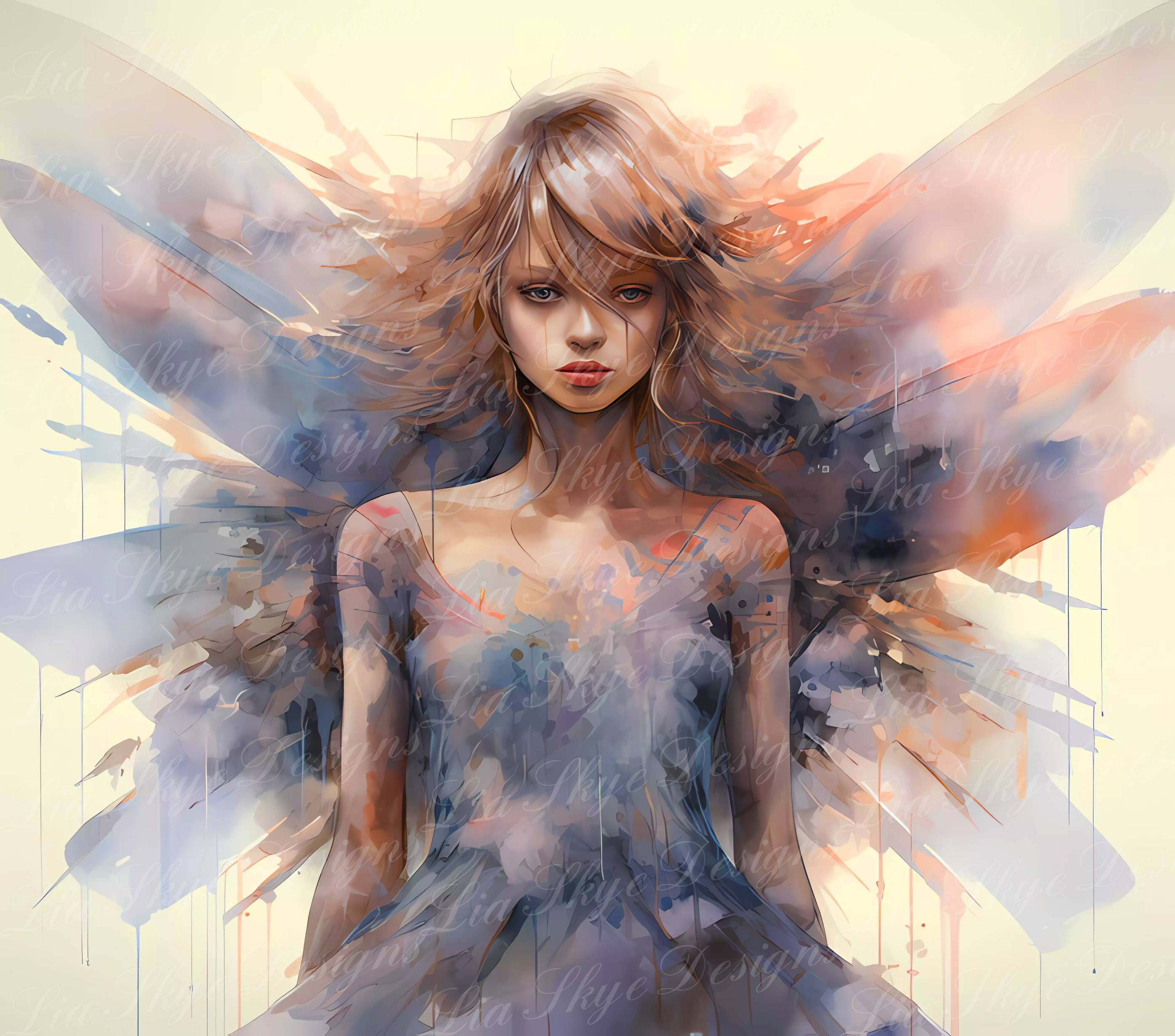 Fairy Sprite Tumbler Wrap, 20oz Tumbler Design, Sublimation Design ...