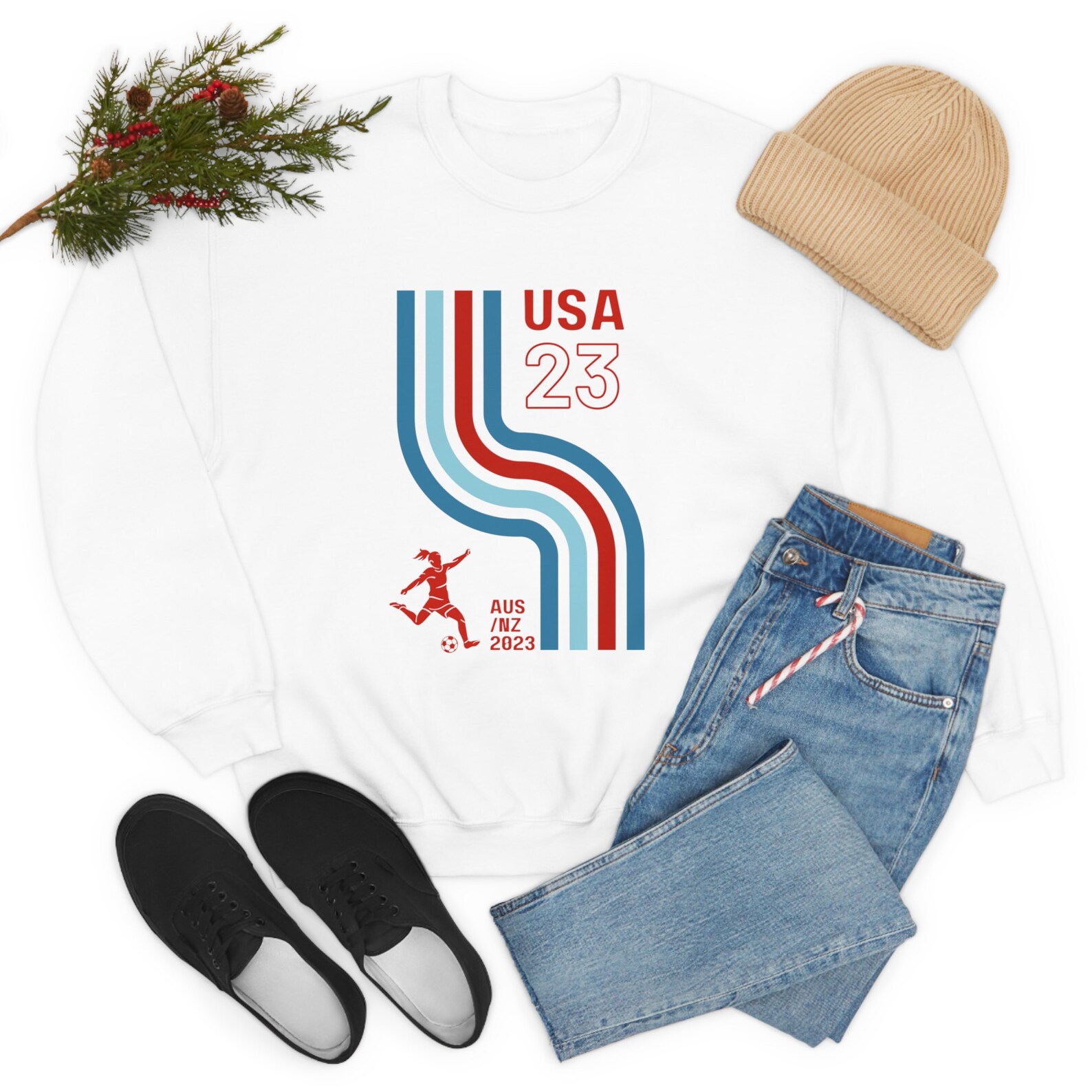 US Women's World Cup Supporter Sweatshirt, American Women World Cup ...