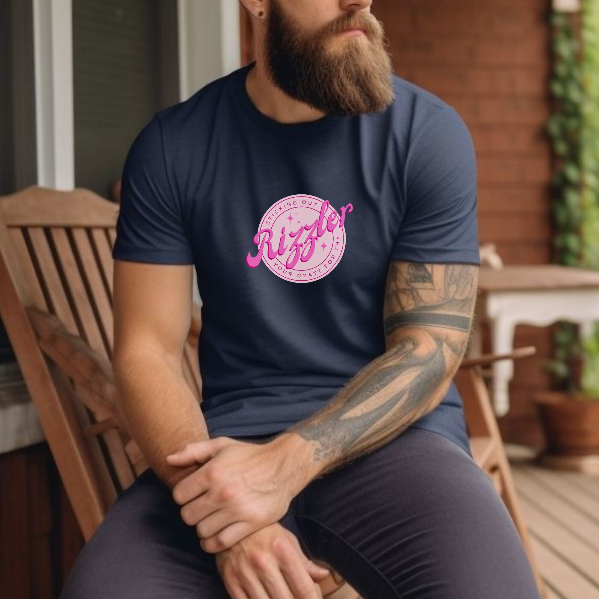 Sticking Out Your Gyatt for the Rizzler Tshirt Rizzler Tee Gyatt T-shirt Funny Gyatt Gift the ...