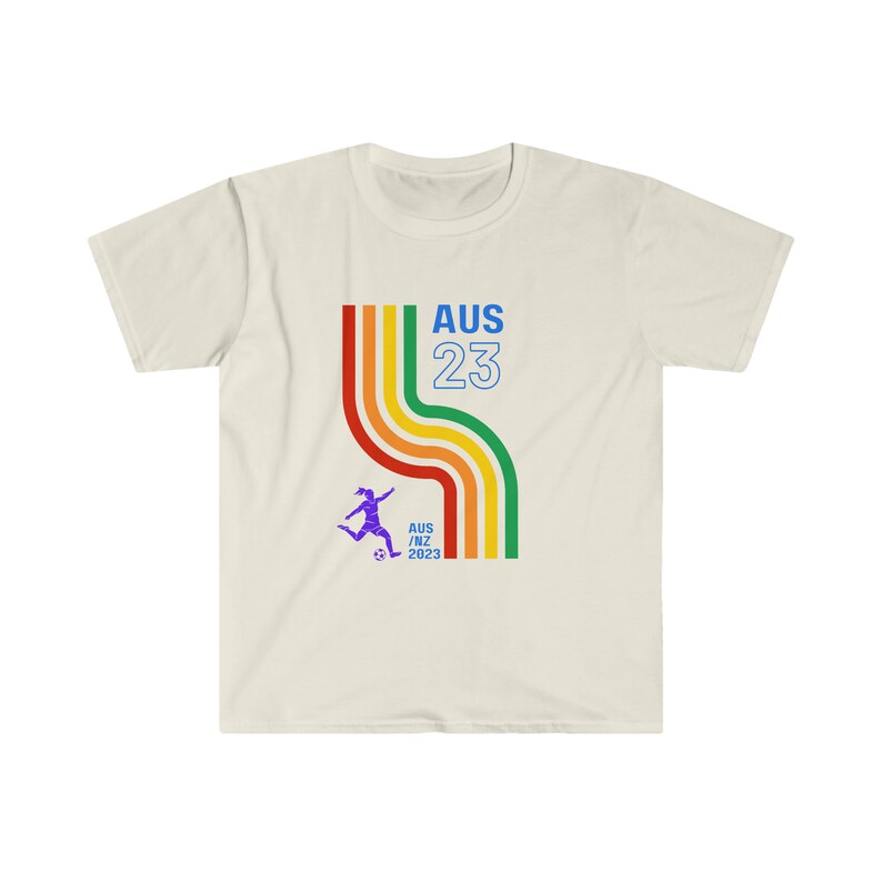 Australian Women's World Cup LGBTQI Supporter T-shirt, Retro Front ...