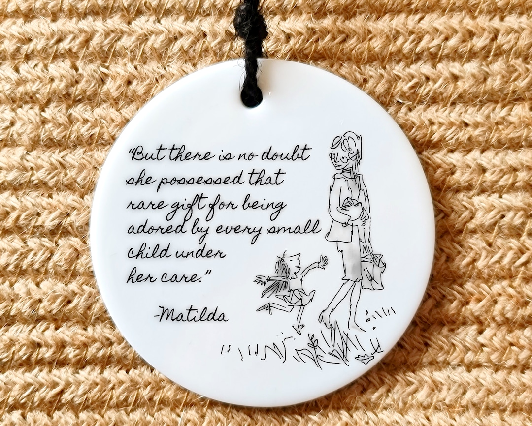 Matilda Quote Teacher Gift - Etsy