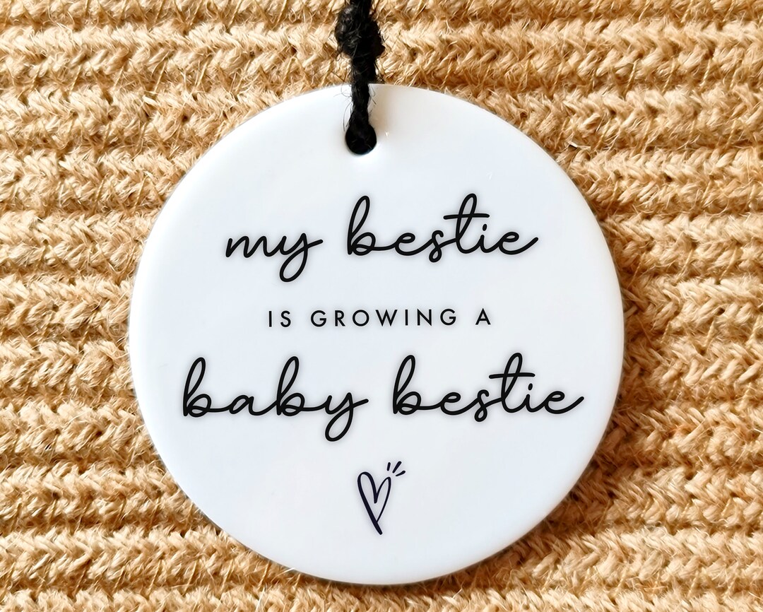 My Bestie is Growing a Baby Bestie Gift - Etsy