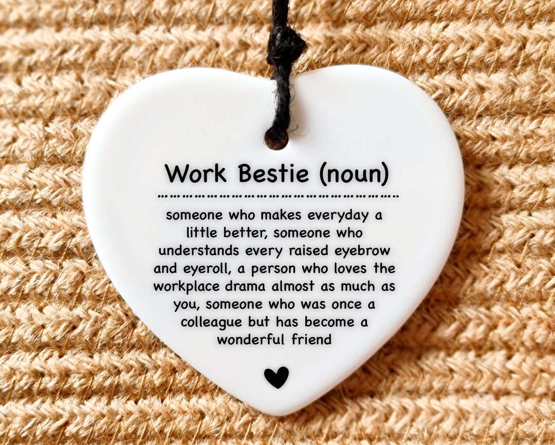 Work Bestie Definition Gift for Colleague Leaving Gift - Etsy UK