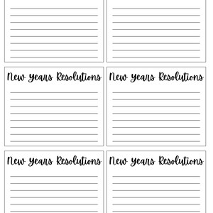 New Year’s Resolution Prompts | Goal Setting & Personal Growth ...