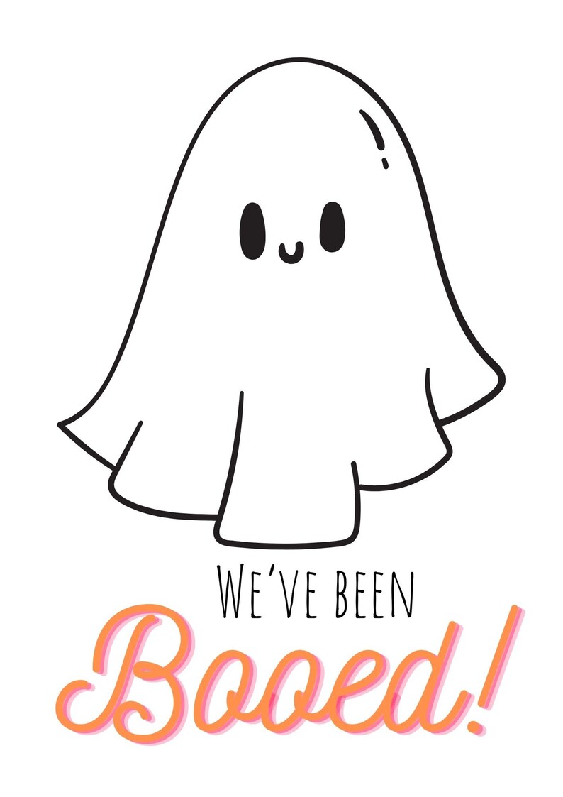 You've Been Booed Halloween Game: Printable Signs & Instructions ...