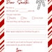 Candy Cane Letter to Santa: Printable Christmas Wish List (PDF) - Etsy