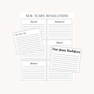 New Year’s Resolution Prompts | Goal Setting & Personal Growth ...