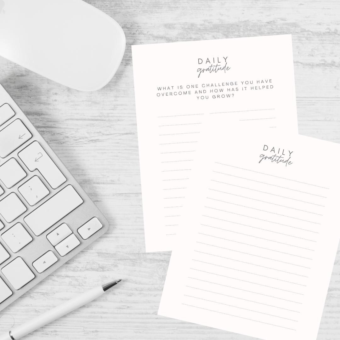 30-day Gratitude Journal Printable | Daily Reflection Prompts ...