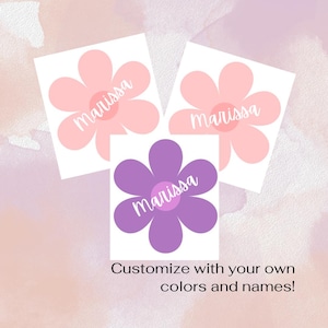 Editable Mother's Day Flower Name Tags - Printable Mother's Day Gift ...