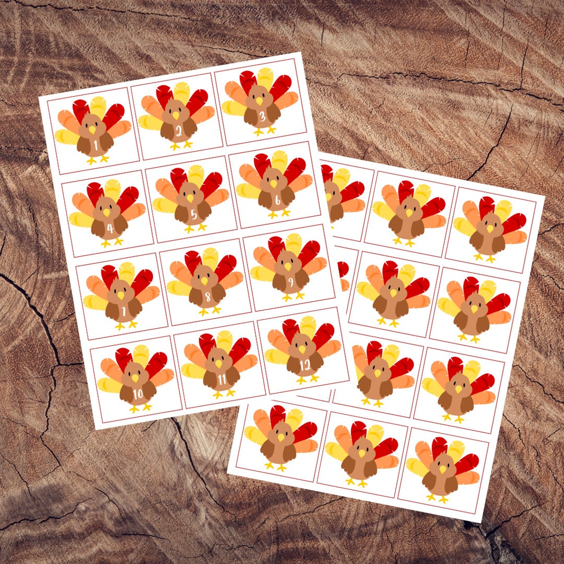 Thanksgiving Turkey Scavenger Hunt Game, Turkey Hunt Game for Families ...