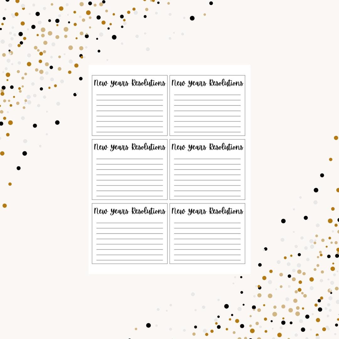 New Year’s Resolution Prompts | Goal Setting & Personal Growth ...