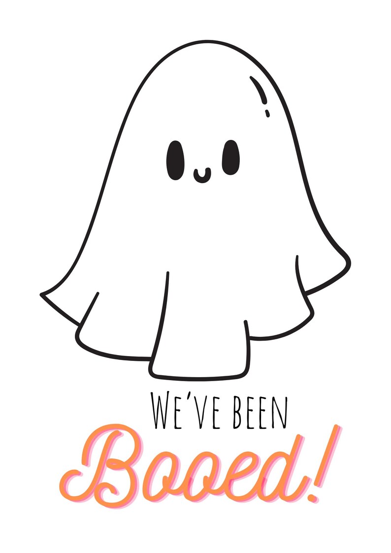 Editable You've Been Booed Game: Printable Halloween Activity (instant ...